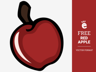 [Free Graphic] Red Apple - FriendlyStock
