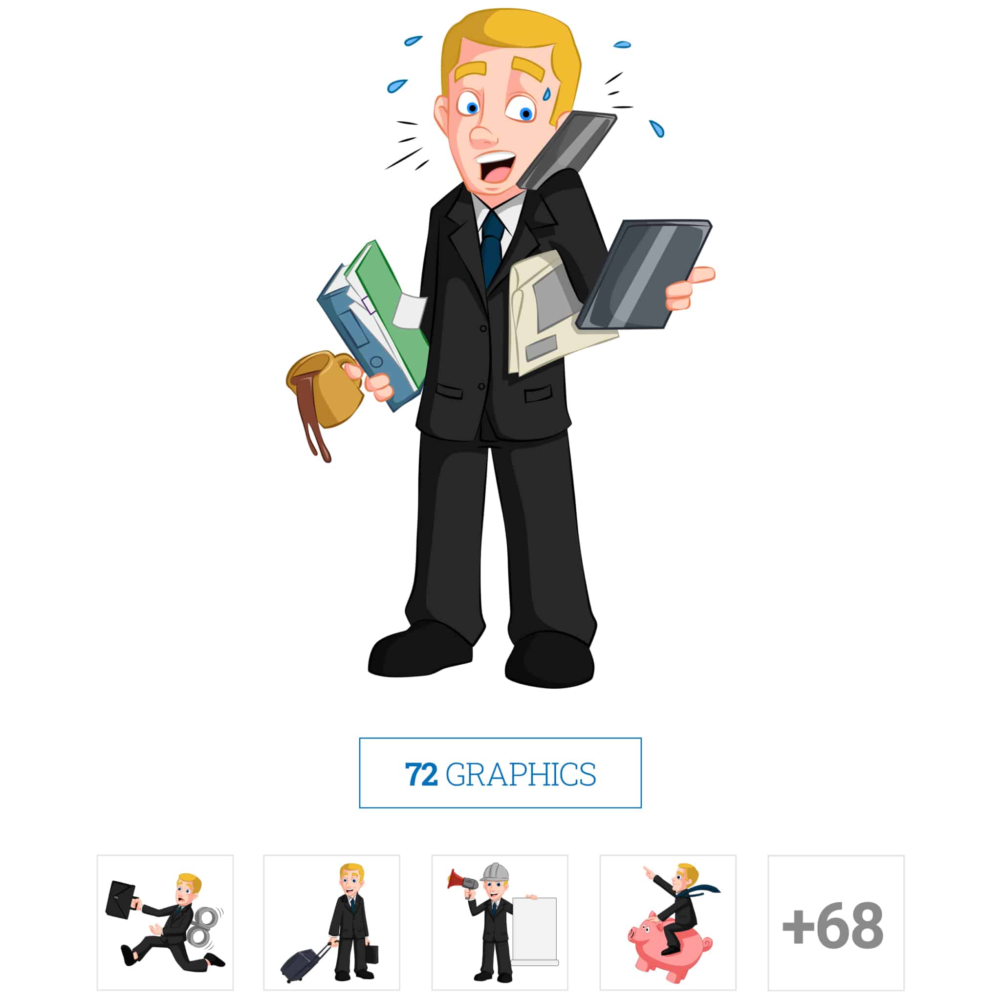 Characters Vector Graphics - FriendlyStock