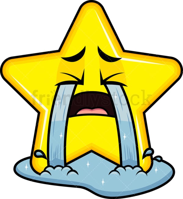 Sad Star Clipart