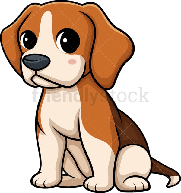 Chibi Kawaii Pitbull Dog Clipart Cartoon Vector - FriendlyStock