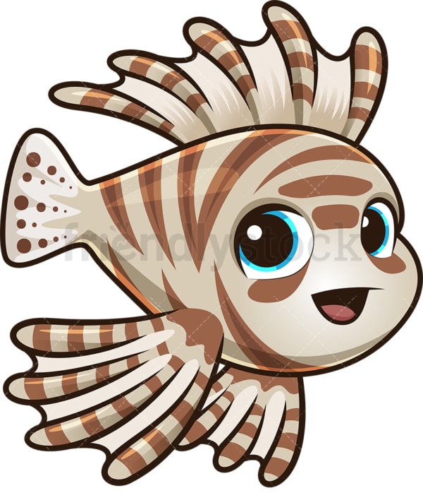 Cute Fishy Cartoon Clipart Vector - FriendlyStock