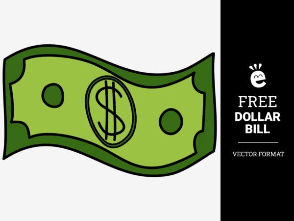 [Free Graphic] Simple Dollar Bill - FriendlyStock
