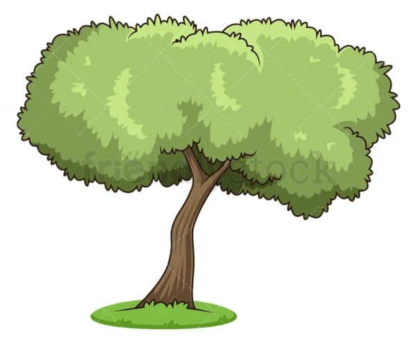 Olive Tree Cartoon Clipart Vector - FriendlyStock