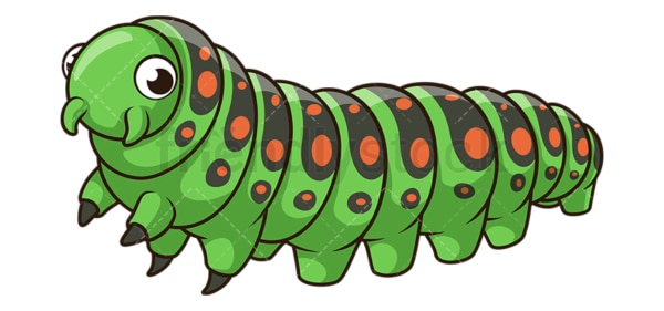 Cute Pill Bug Cartoon Vector Clipart - FriendlyStock