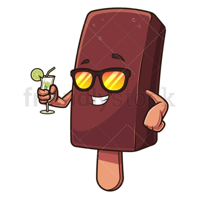 Cartoon Ice Pop Vector Clipart - FriendlyStock