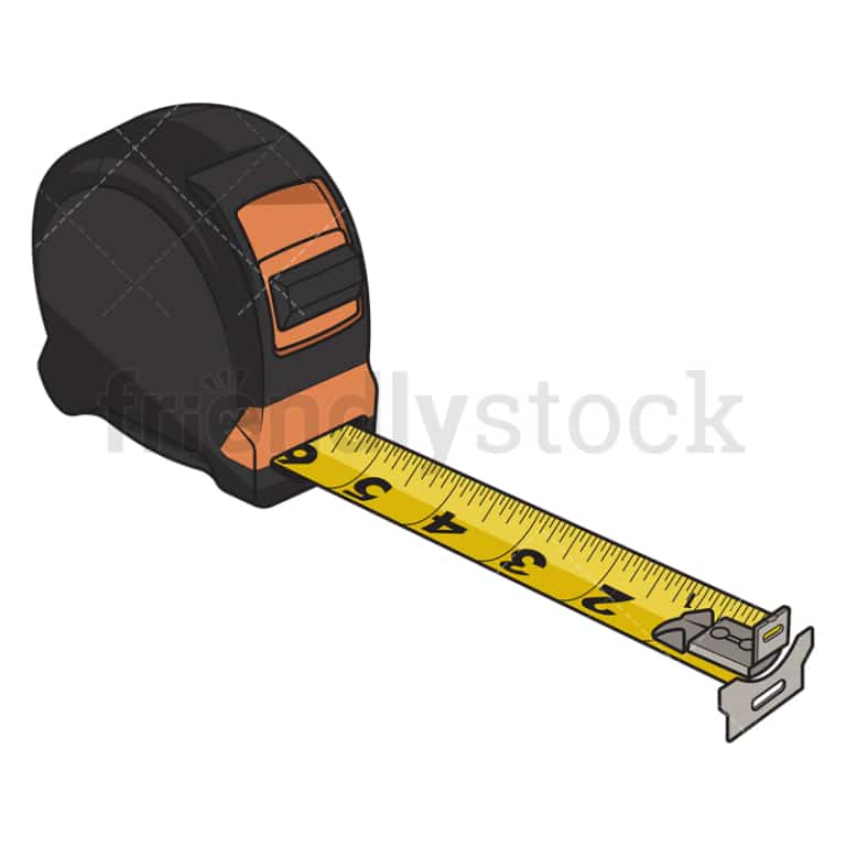 Realistic Measuring Tape Cartoon Vector Clipart - FriendlyStock