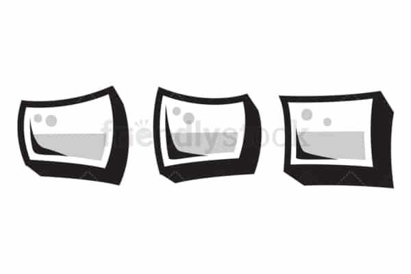 Graffiti Ellipsis Points Cartoon Vector Clipart - FriendlyStock