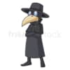 Cartoon Medieval Plague Doctor Vector Illustration Clip Art - FriendlyStock