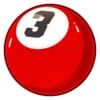 Cartoon Billiard Ball Number 3 Vector Graphic Transparent EPS ...