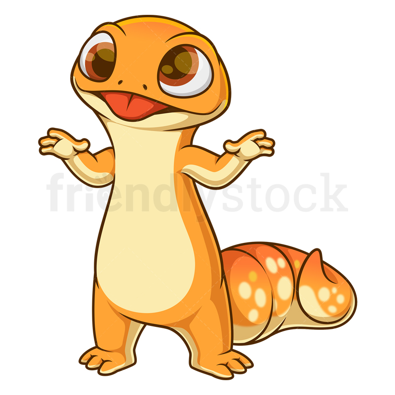 Funny Lizard Clipart Image