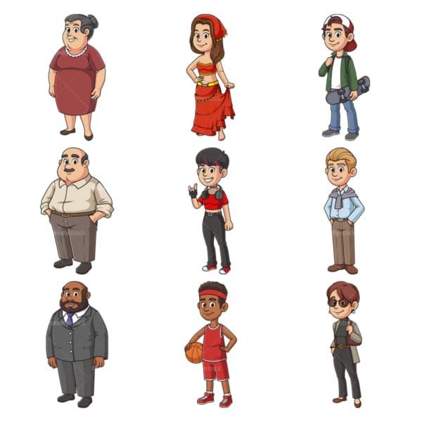 People Collection 3 Clipart Vector Collection - FriendlyStock