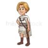 Cartoon Alexander The Great Vector Clip Art Illustration - FriendlyStock