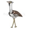 Cartoon Kori Bustard Cartoon Vector Clipart - FriendlyStock